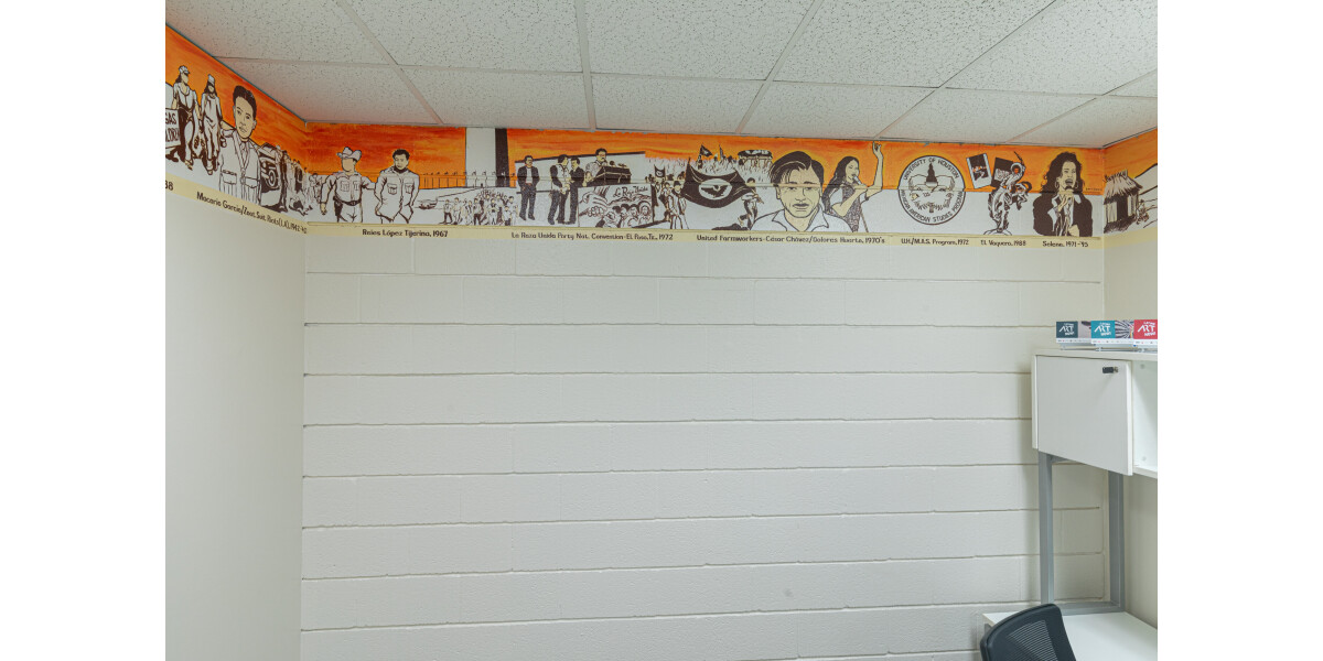 Chicano Timeline @ Center for Mexican American Studies | wall